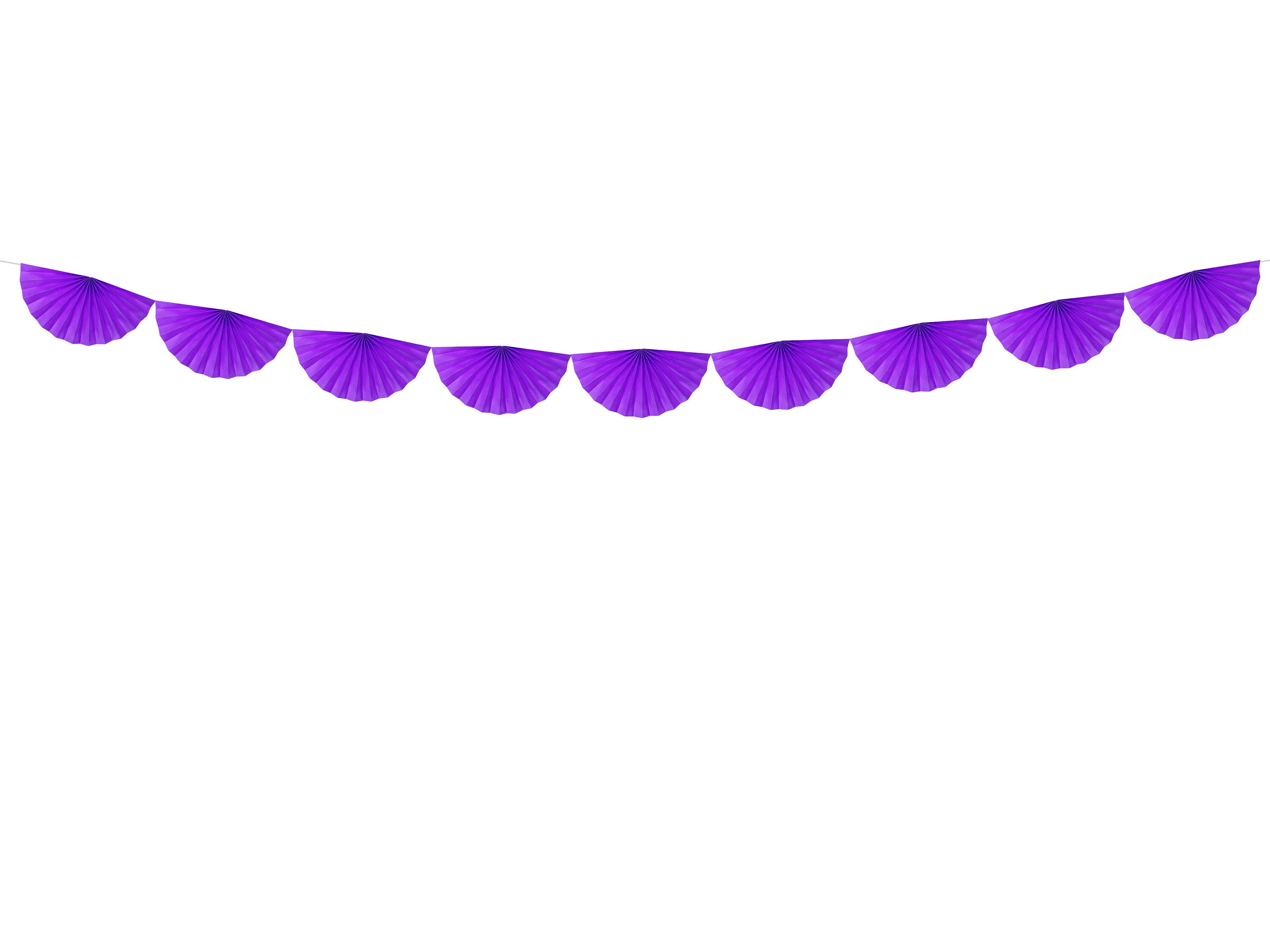 Large Purple Fan Garland 3m/10ft Long and 30cm/12inch Wide - Etsy UK