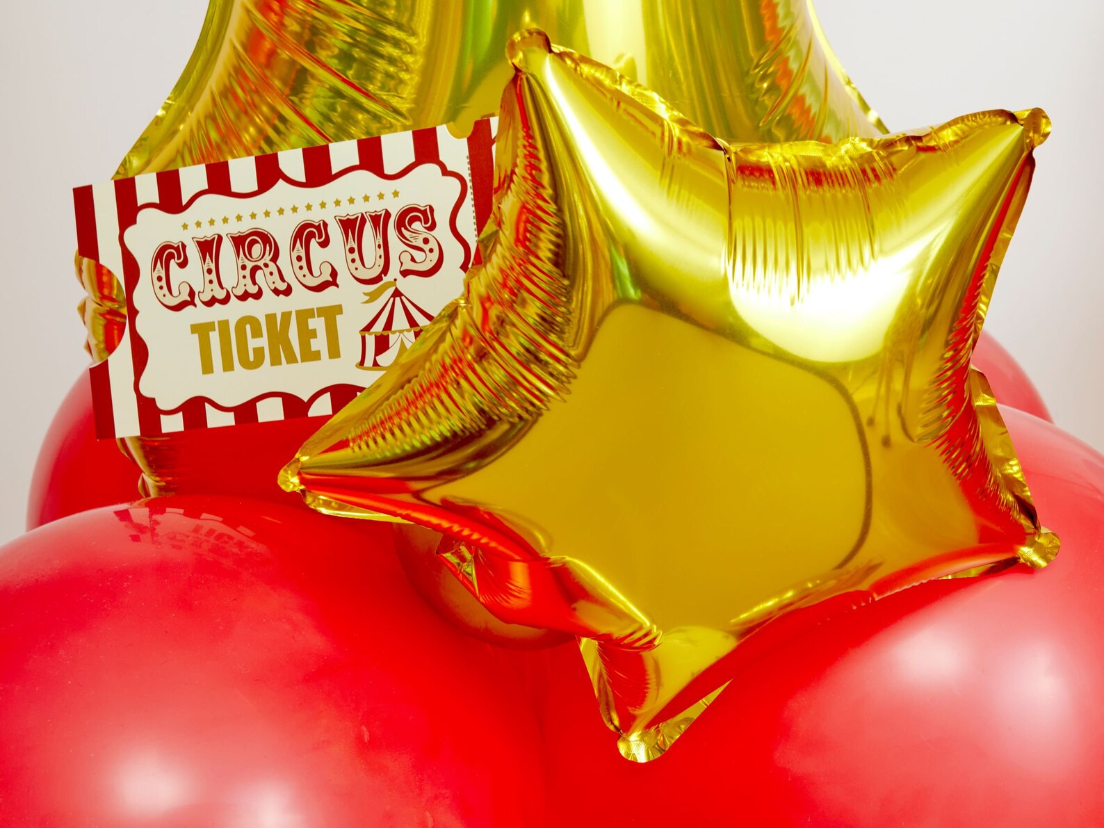 Circus Themed Entry Ticket, Circus Themed Invitation, Paper Decor ...