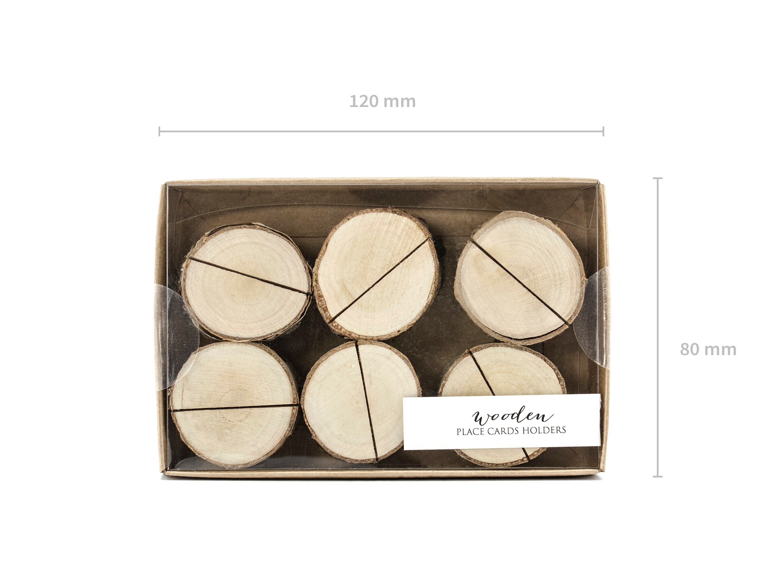 Tree Trunk Place Card Holders - Wooden Place Card Holders - Rustic ...
