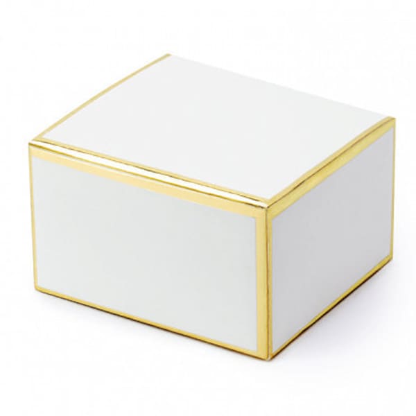 Gold Favor Box - Etsy