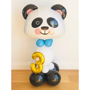 Giant Panda Balloon Sculpture - DIY 4.1ft/1.2m Panda Balloon Display ...