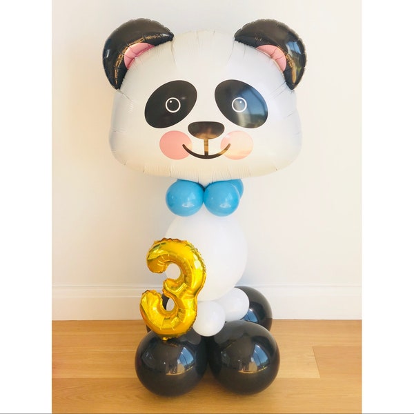 Panda With Balloons - Etsy