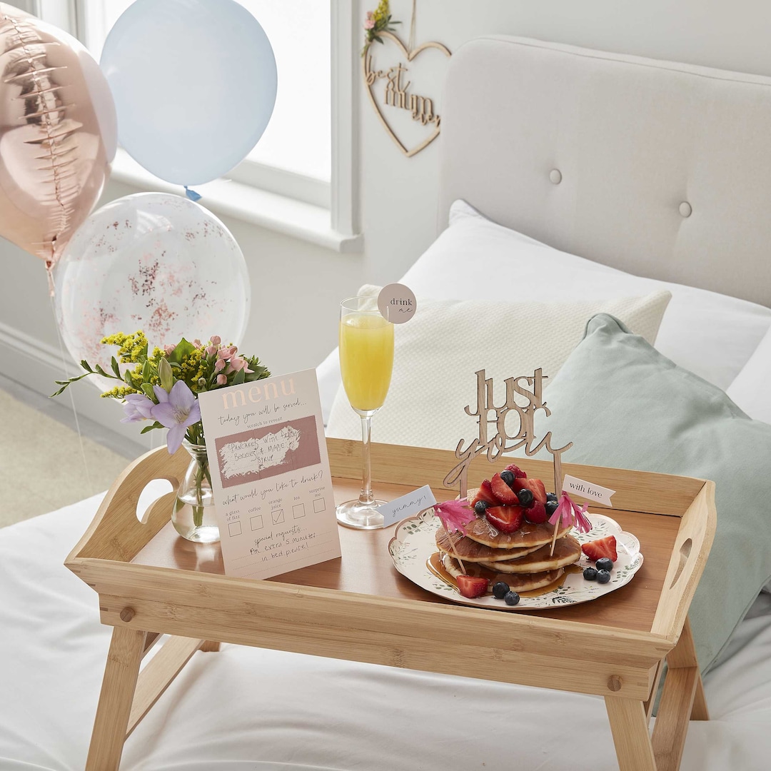 Customisable Breakfast in Bed Set, Breakfast in Bed Kit, Breakfast in ...