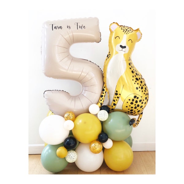 Cheetah Balloon - Etsy UK