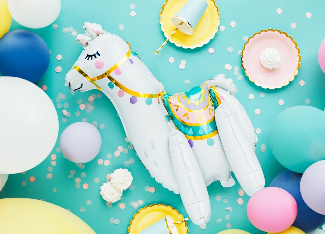 Large 3D Llama Balloon, No Helium Required, Llama Balloon, Llama ...