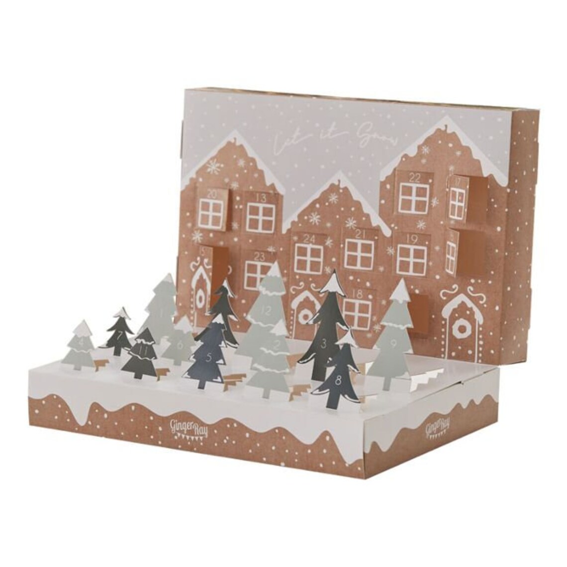 Fill Your Own Snow Scene Advent Calendar, Festive DIY Advent Calendar ...