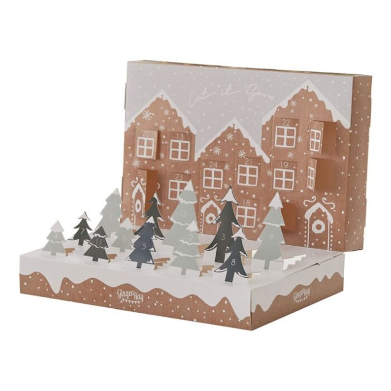Fill Your Own Snow Scene Advent Calendar, Festive DIY Advent Calendar ...