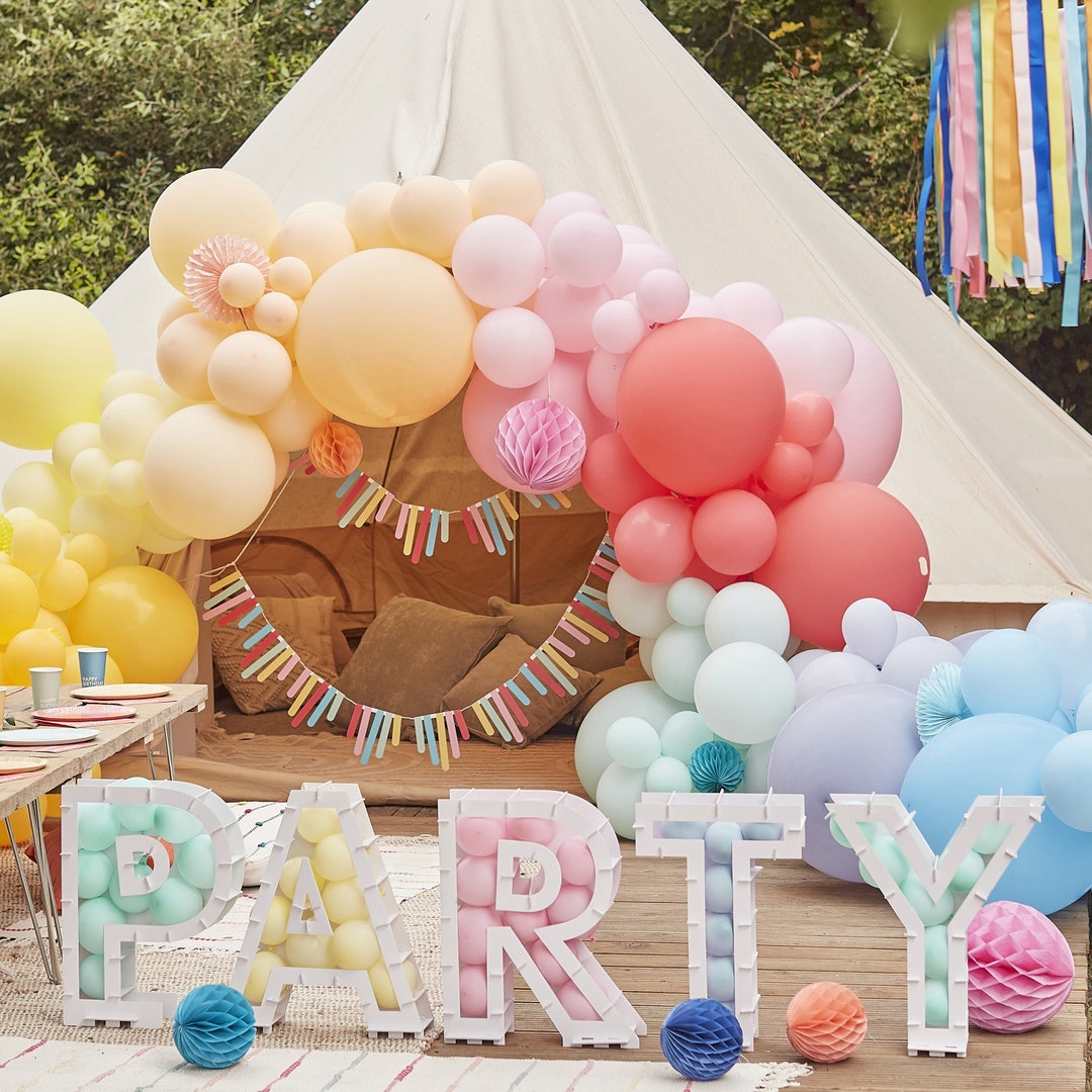 Giant Party Balloon Mosaic Stand, Any Colour, Party Mosaic Display ...