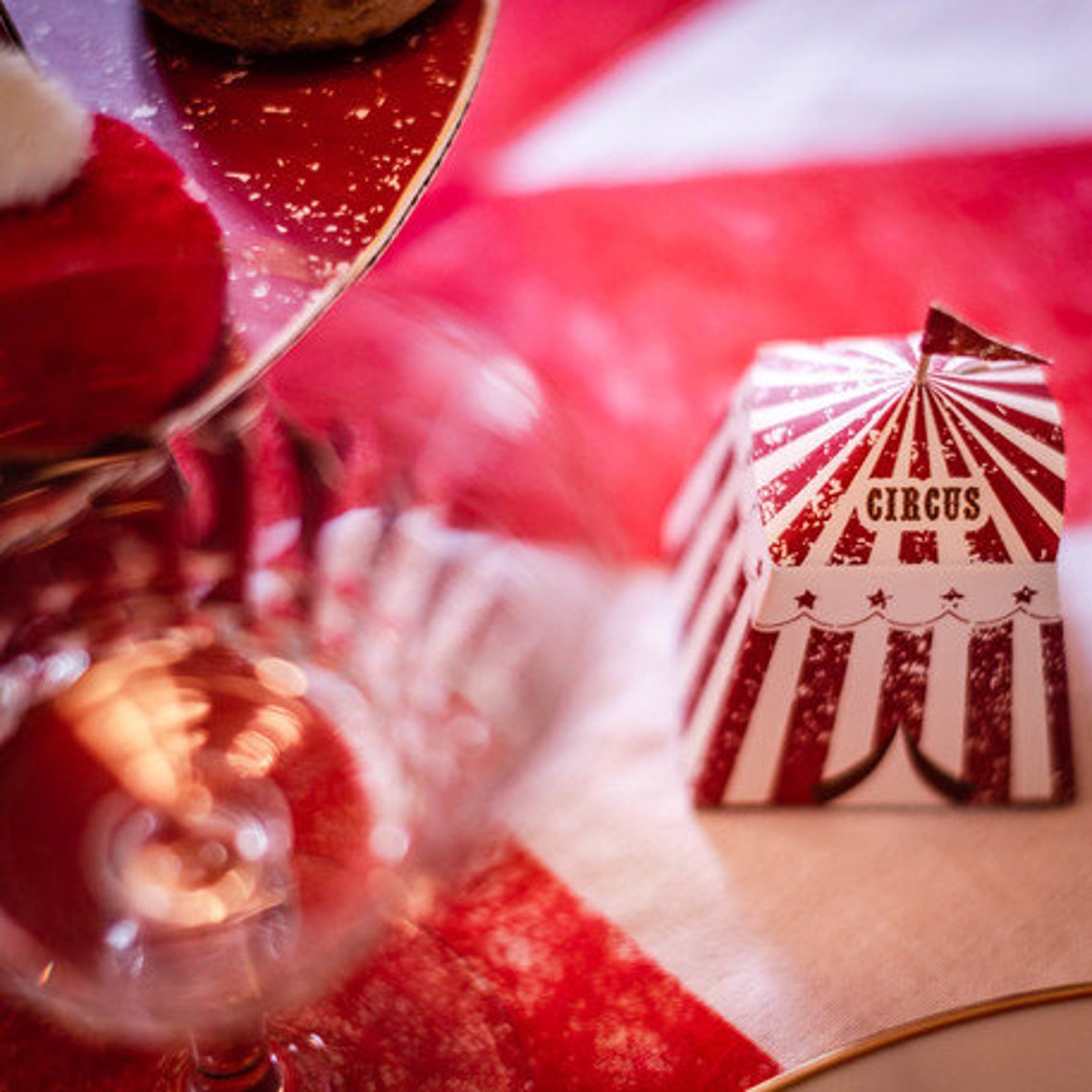 8 Small Vintage Circus Treat Boxes Circus Tent Boxes Circus - Etsy UK