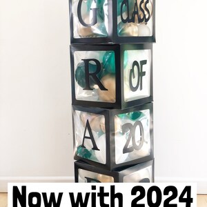 Graduation Balloon Boxes, Choose Your Own Balloon Colours, GRAD, Class ...
