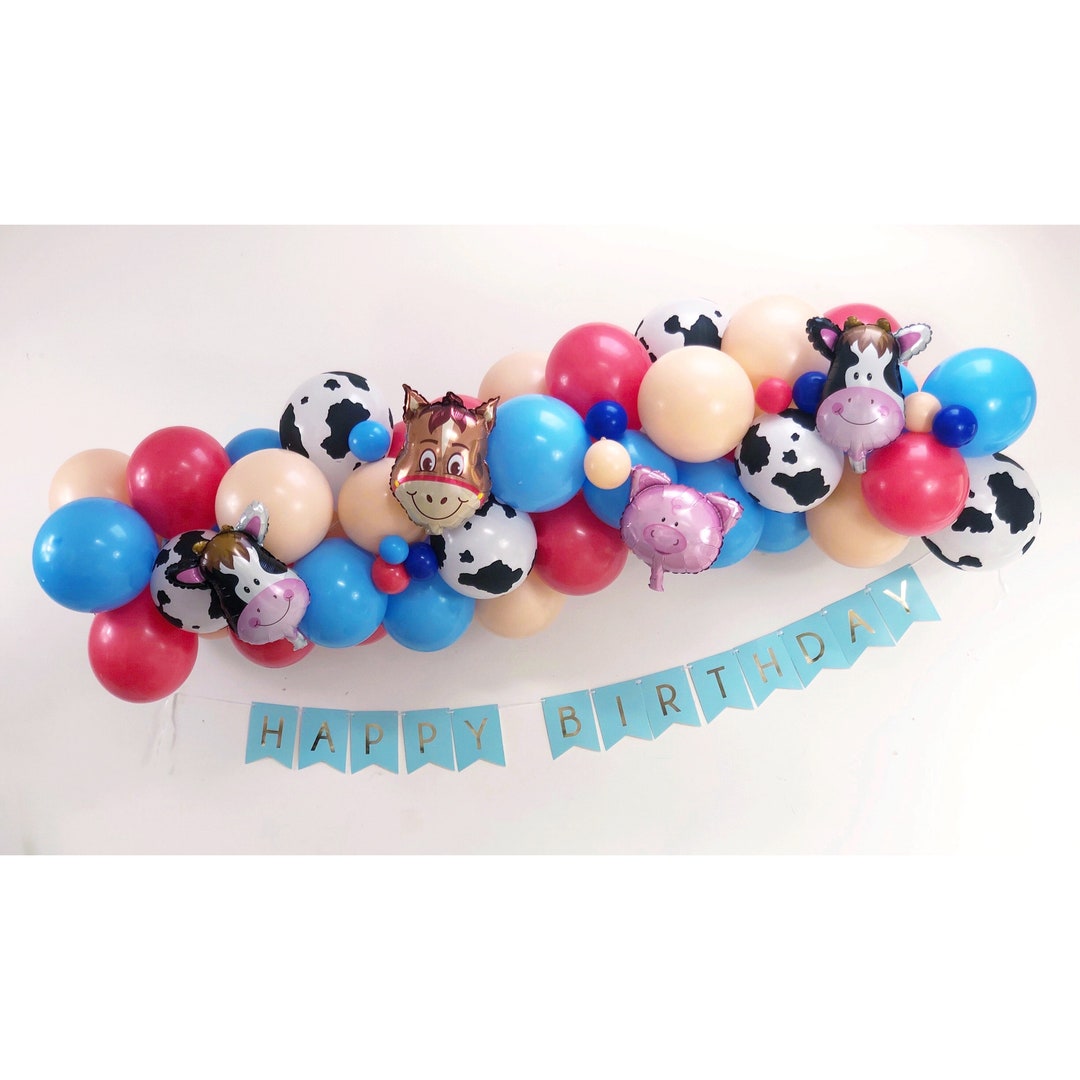 Farm Balloon Arch, Farm Balloon Garland, Farm Themed Birthday ...