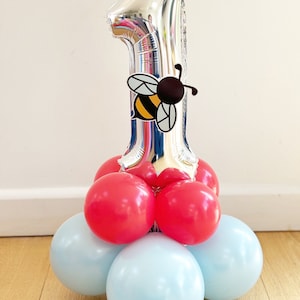 DIY Mini Number Balloon Sculptures, Colours of Your Choice, Mini Foil ...