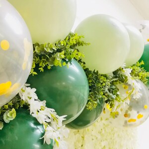 Stunning Green Balloon Arch, Green Balloon Garland, DIY Balloon Garland ...
