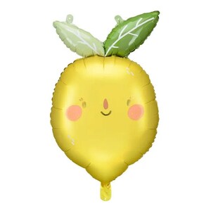 Jumbo Lemon Balloon, Lemon Foil Balloon, Fruit Foil Balloon, Lemon ...