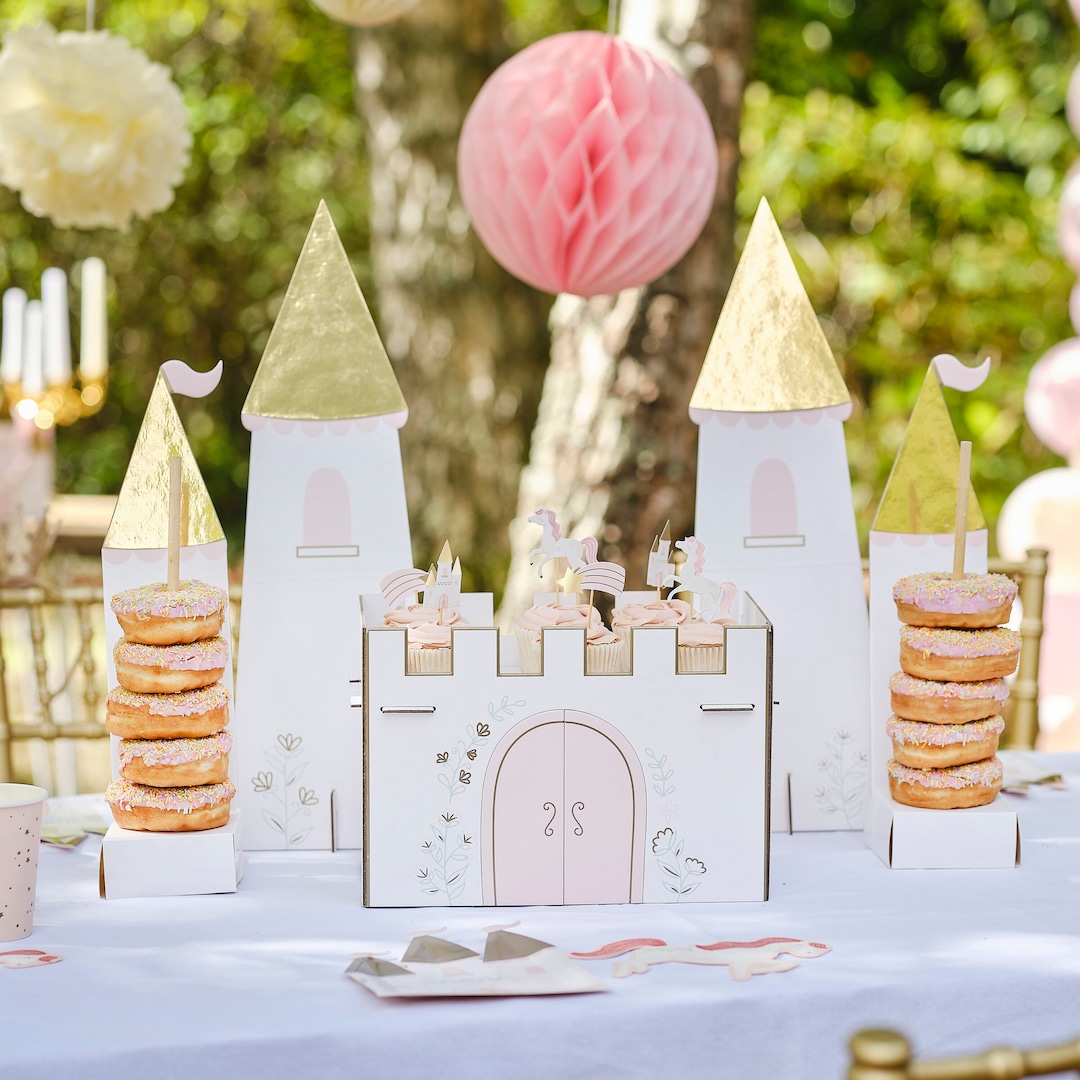 Princess Castle Treat Stand, Princess Donut Stand, Princess Theme Party ...