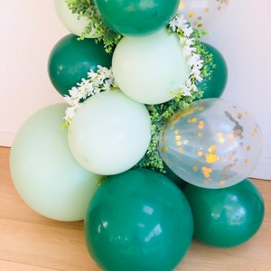 Stunning Green Balloon Arch, Green Balloon Garland, DIY Balloon Garland ...