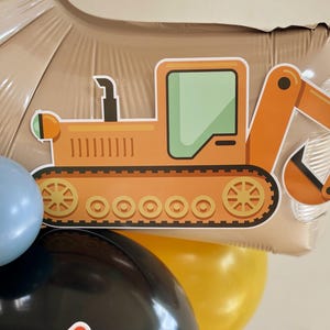 DIY Large 55" Construction Balloon Sculpture, Construction Themed ...