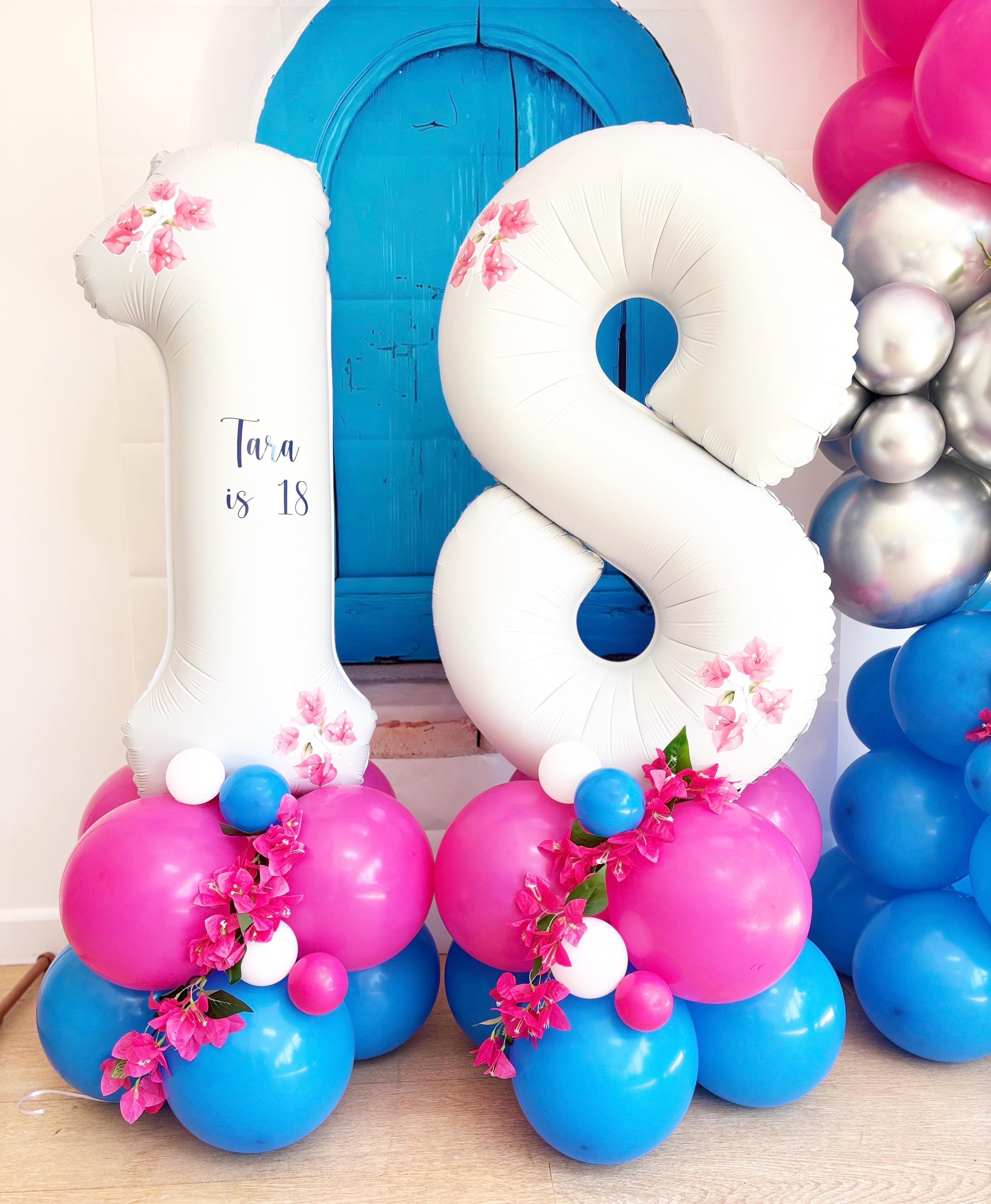 DIY Large 43" Mamma Mia Birthday Balloon Sculpture, Mamma Mia Balloon ...