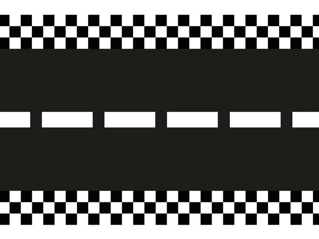 Extra Long Race Track Table Runner, Racing Table Runner, Party ...