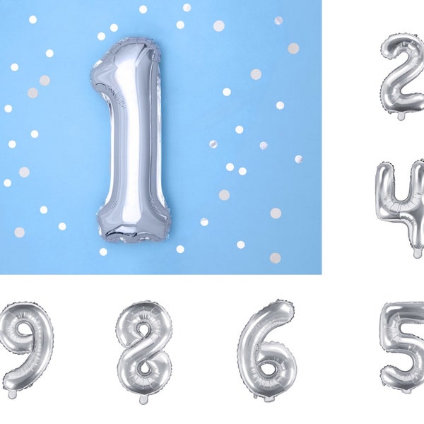 Small Number Balloon - Etsy
