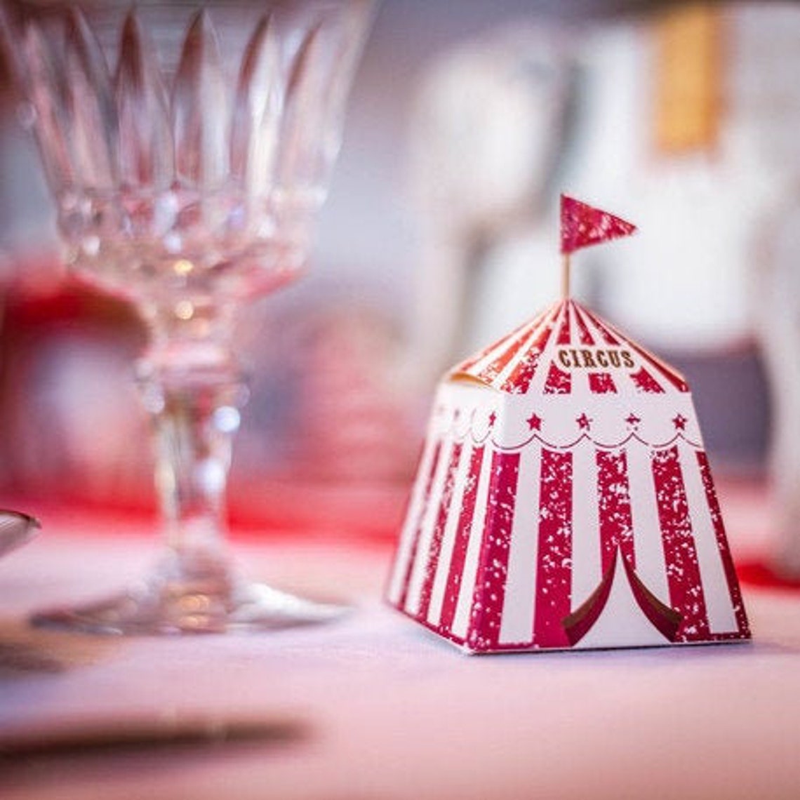 8 Small Vintage Circus Treat Boxes Circus Tent Boxes Circus - Etsy UK