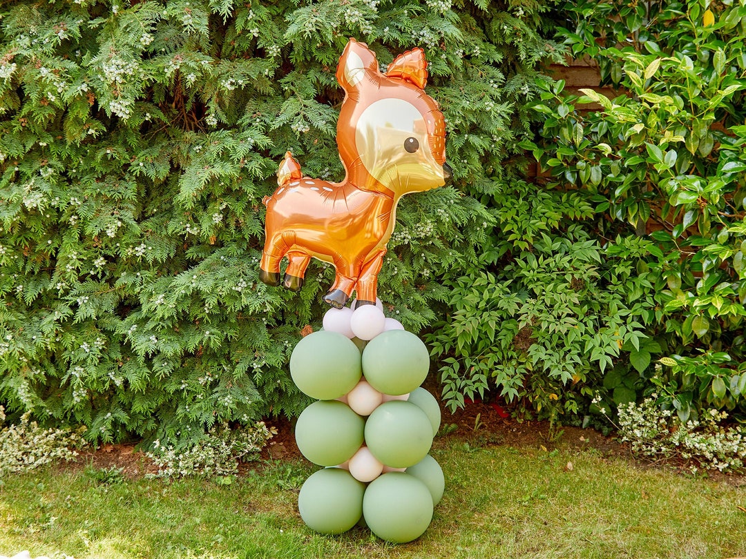 Lovely DIY Deer Balloon Sculpture, No Helium, Deer Balloon Display ...