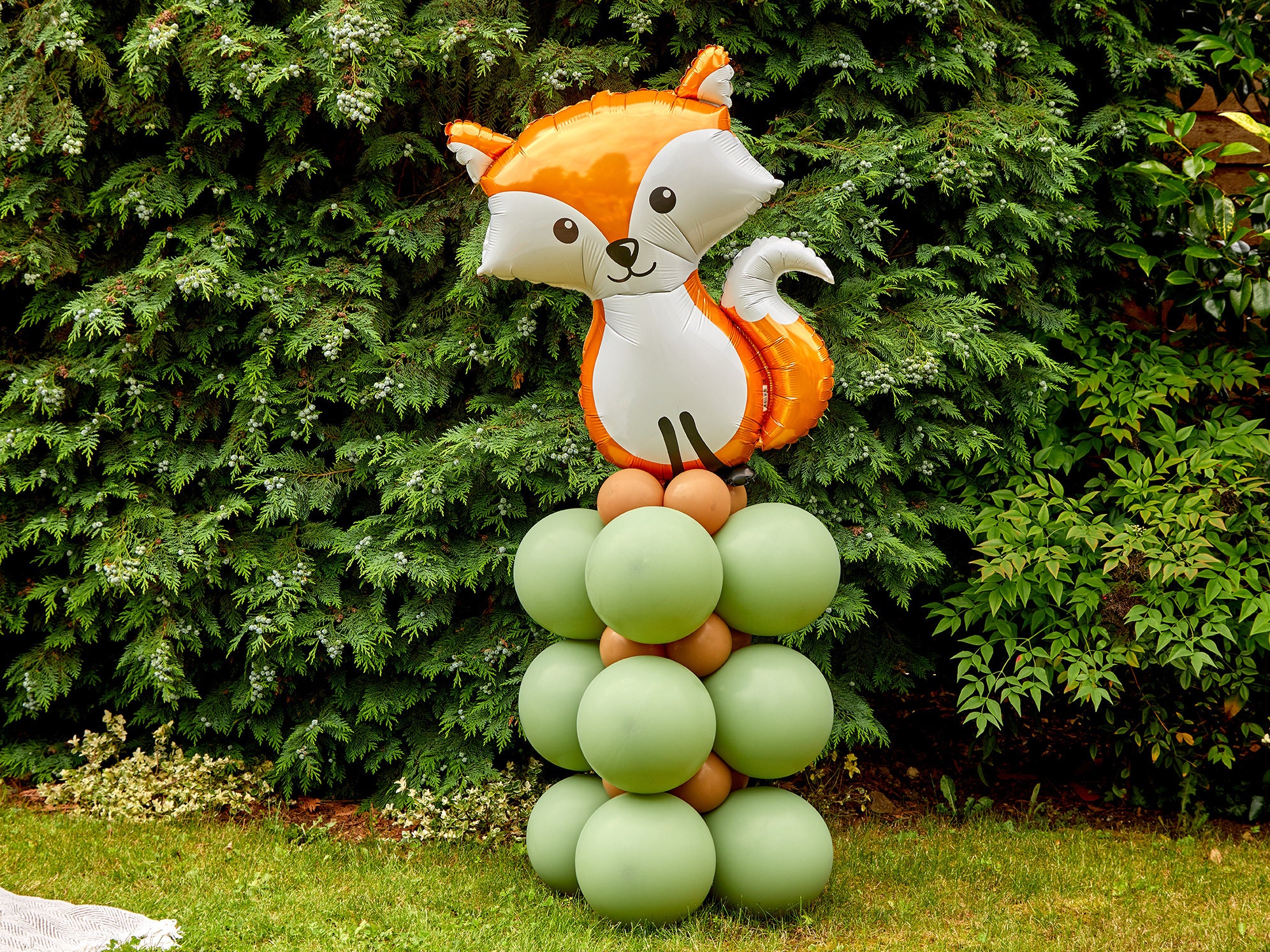 Adorable DIY Fox Balloon Sculpture, No Helium, Fox Balloon Display ...