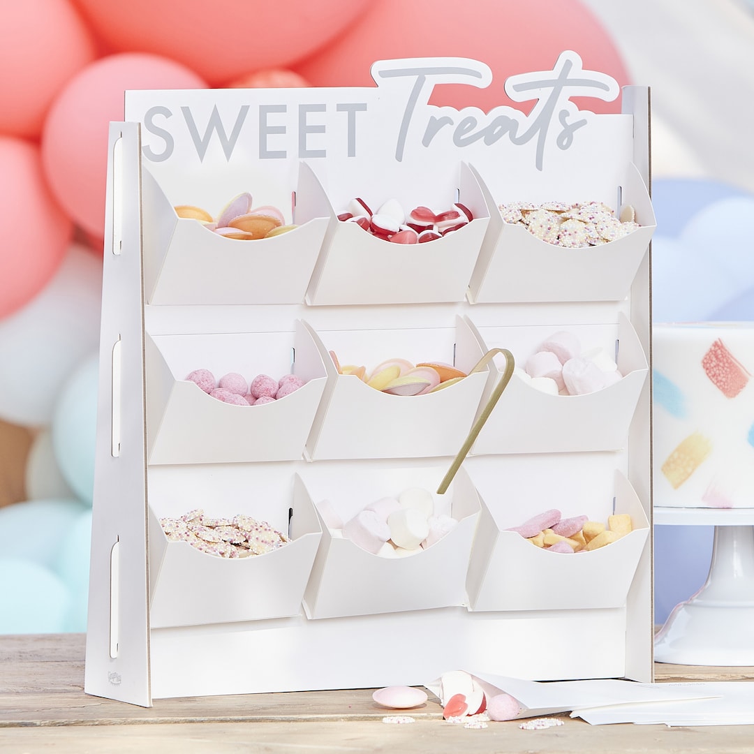 Umweltfreundliche süße Leckereien Pick und Mix süßen Tisch Leckerli ...