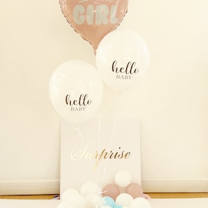 DIY Gender Reveal Box With Balloons, Giant Gender Reveal Box, Gender ...