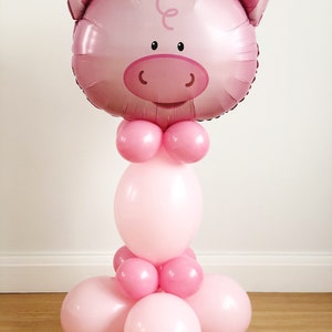Giant Pig Balloon Sculpture - DIY 4.1ft Pig Balloon Display - DIY Kit ...