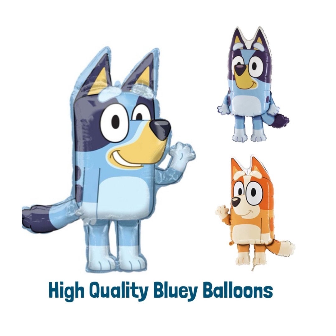 Licensed High Quality Bluey or Bingo Balloon, Foil Bluey Balloon, Foil ...