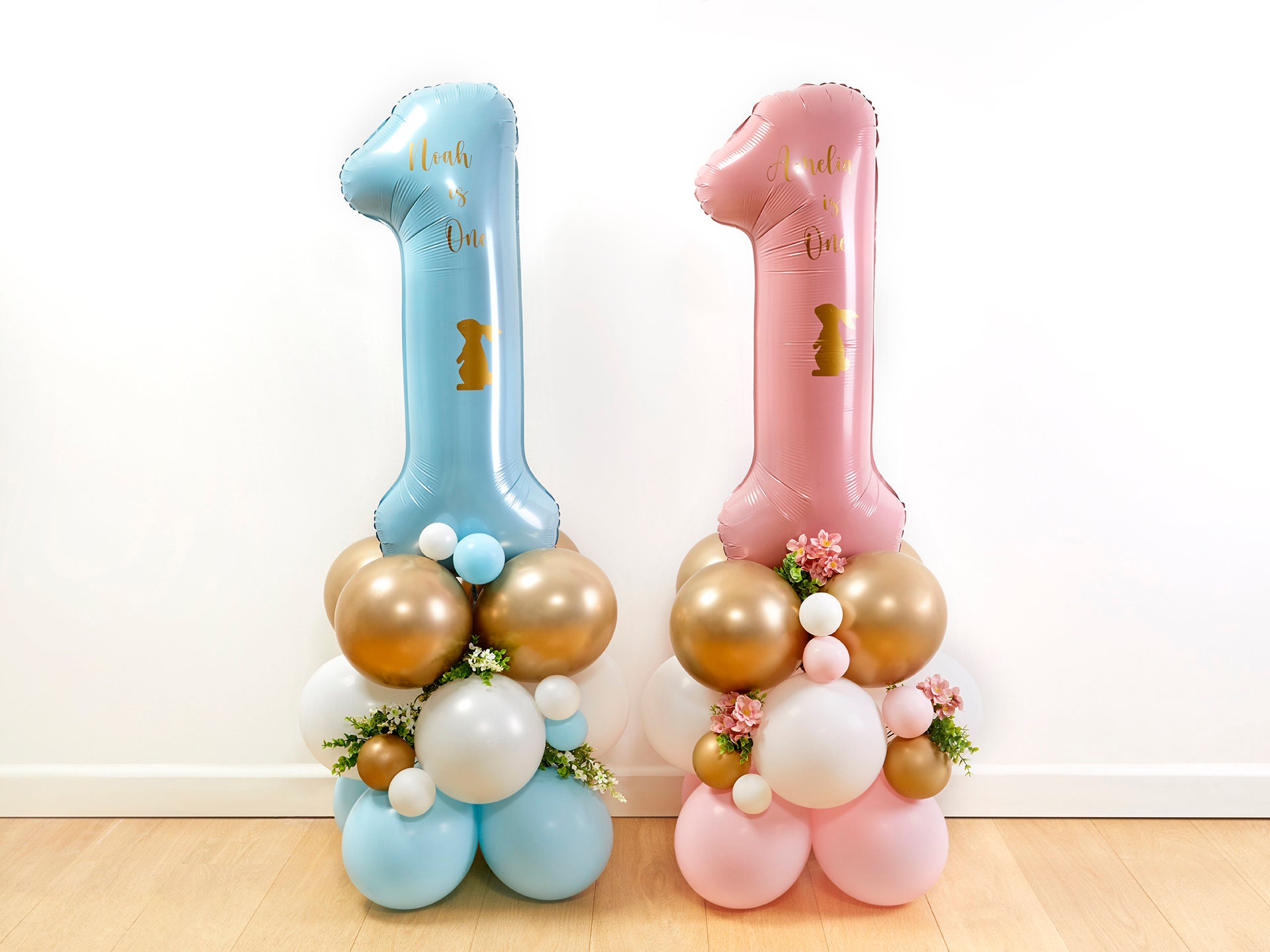 DIY Large 55 Girls Pink Bunny Birthday Balloon - Etsy