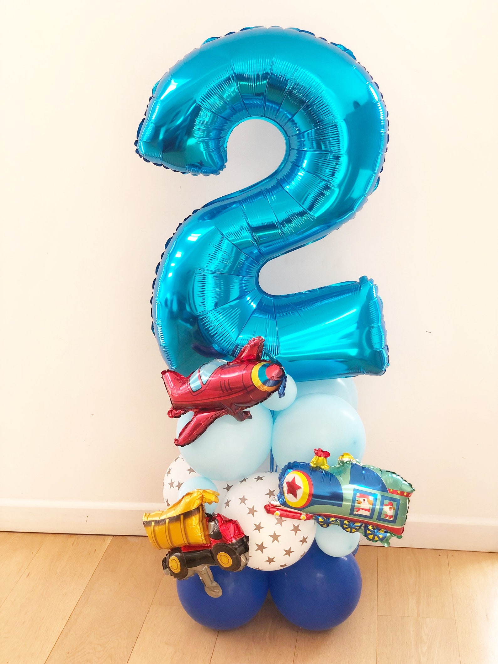 DIY Large 55 Transport Birthday Balloon Sculpture - Etsy