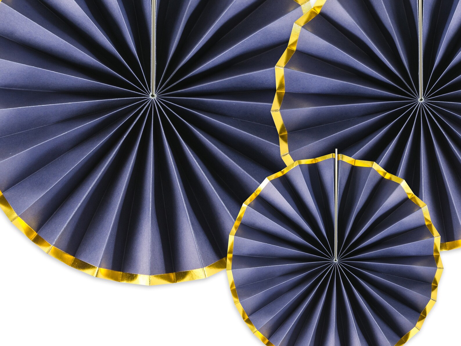 Midnight Blue Paper Fans Luxurious Paper Fans Navy Blue - Etsy UK