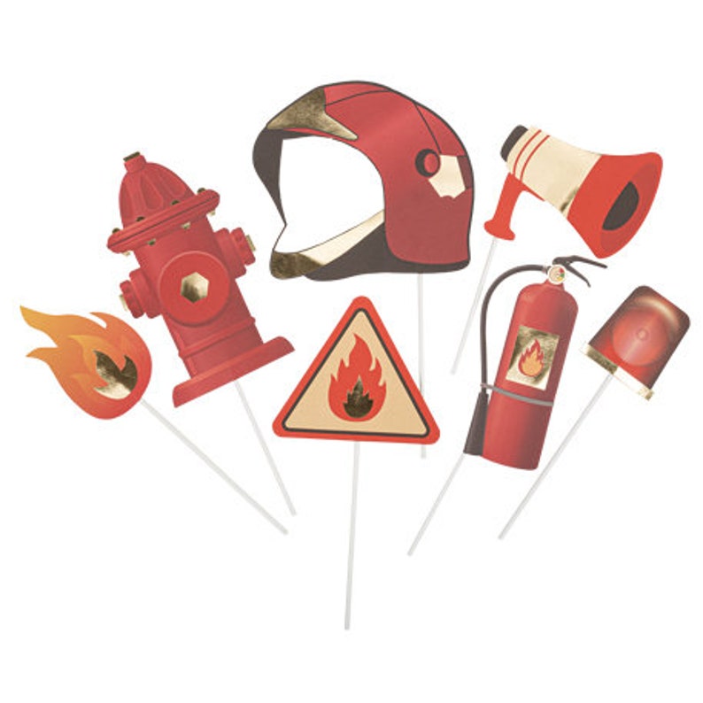 Vintage Fire Truck Photo Props, Fire Engine Photo Prop, Fireman Props ...