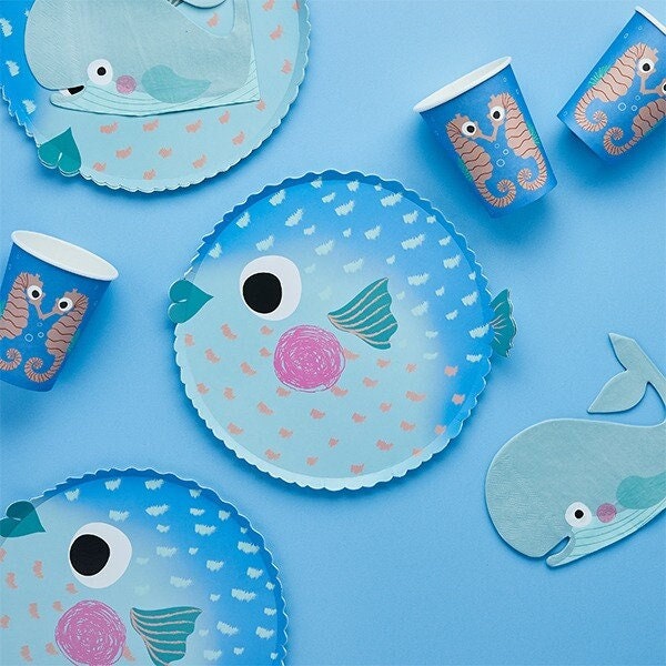 Paper Plate Whale Craft