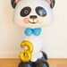 Giant Panda Balloon Sculpture - DIY 4.1ft/1.2m Panda Balloon Display ...