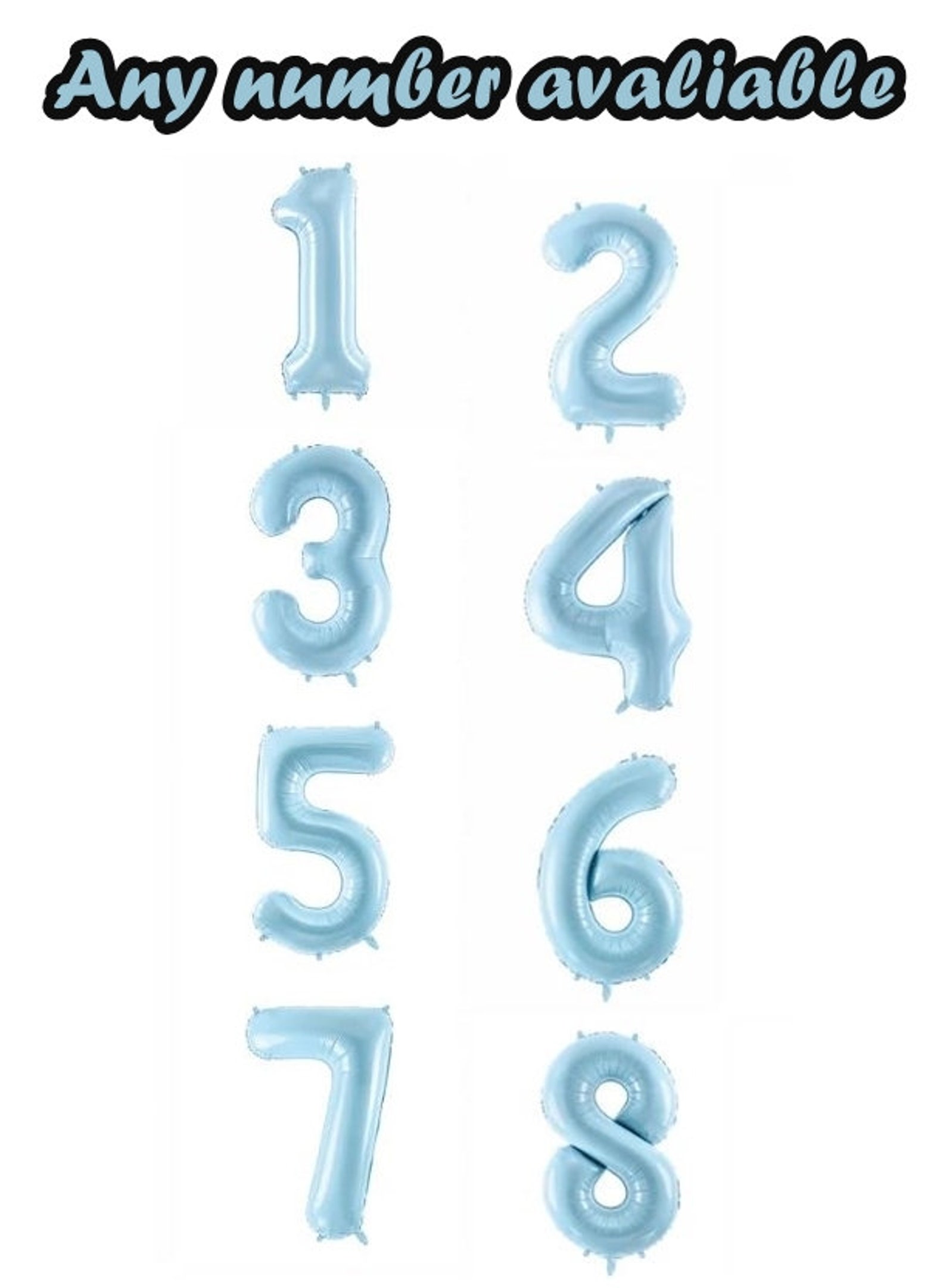 DIY Large 55 First Birthday Balloon Sculpture Cute - Etsy