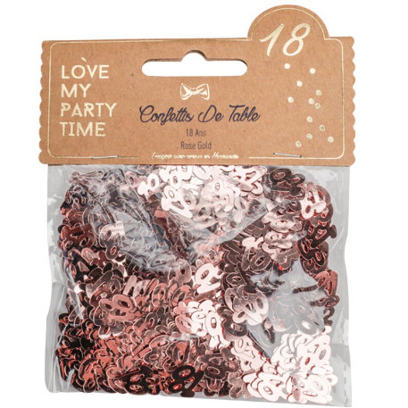 Rose Gold Confetti for 18th Birthday 18th Birthday Confetti - Etsy UK