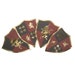 Knights Shield Props, Set of 4, Medieval Red and Black Shield, Gold ...