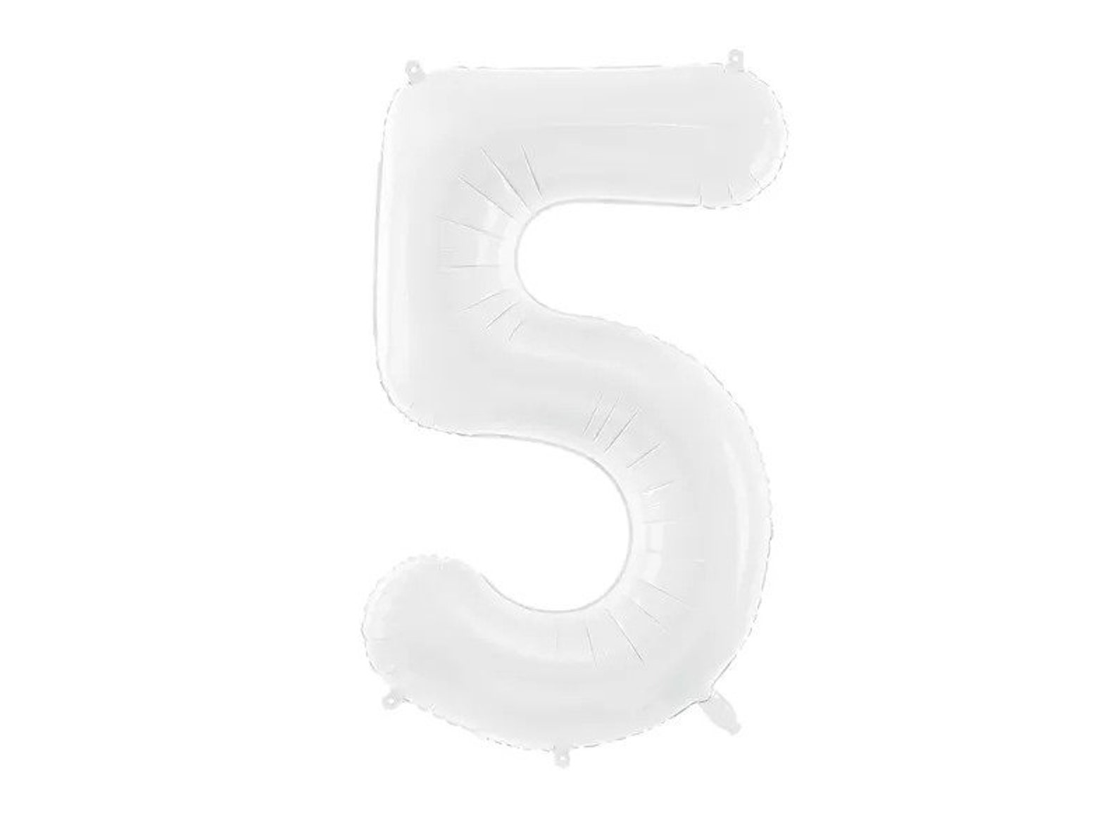 Jumbo Giant Matte White Number Balloon, High Quality, 34in, Matte White ...