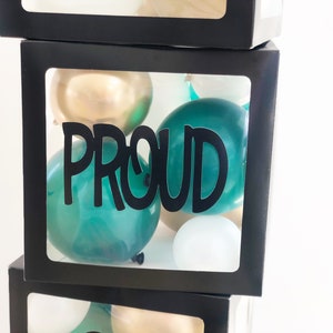 Graduation Balloon Boxes, Choose Your Own Balloon Colours, GRAD, Class ...