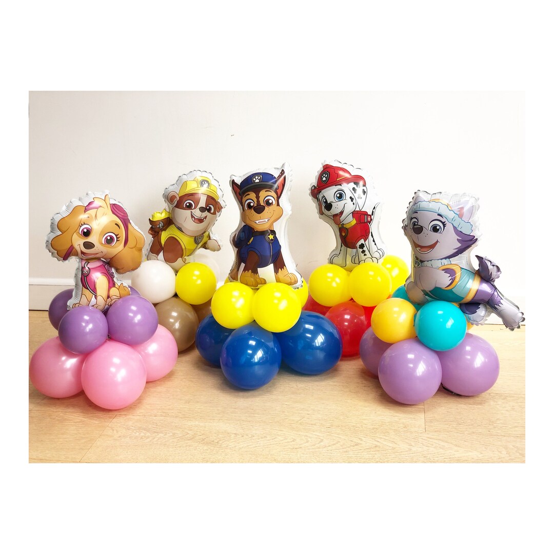 Diy Mini Licensed Paw Patrol Balloon Sculptures Paw Patrol Balloons Paw Patrol Balloon
