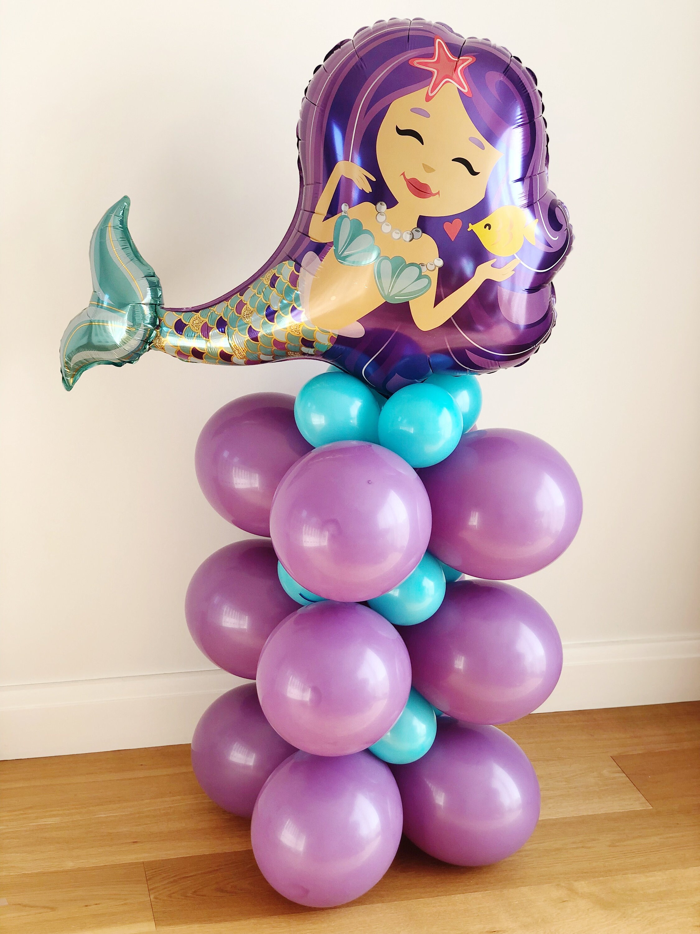 Giant Mermaid Balloon - DIY 4.4ft Mermaid Balloon Display - Diy Kit ...