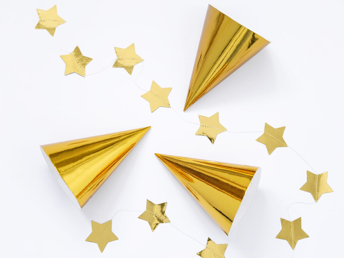 Extra Long Gold Star Banner Gold Stars Banner Twinkle - Etsy UK