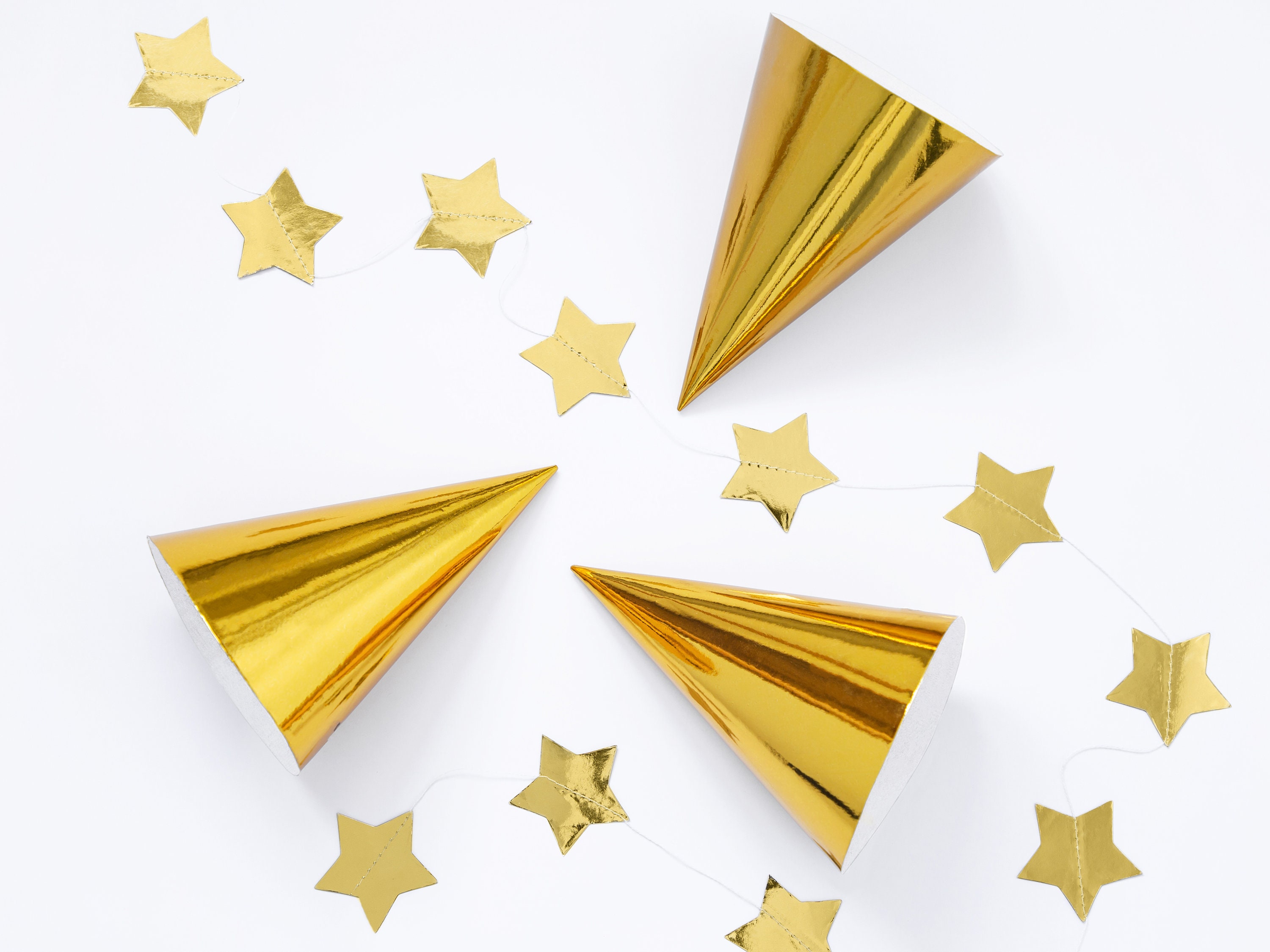 Extra Long Gold Star Banner Gold Stars Banner Twinkle | Etsy
