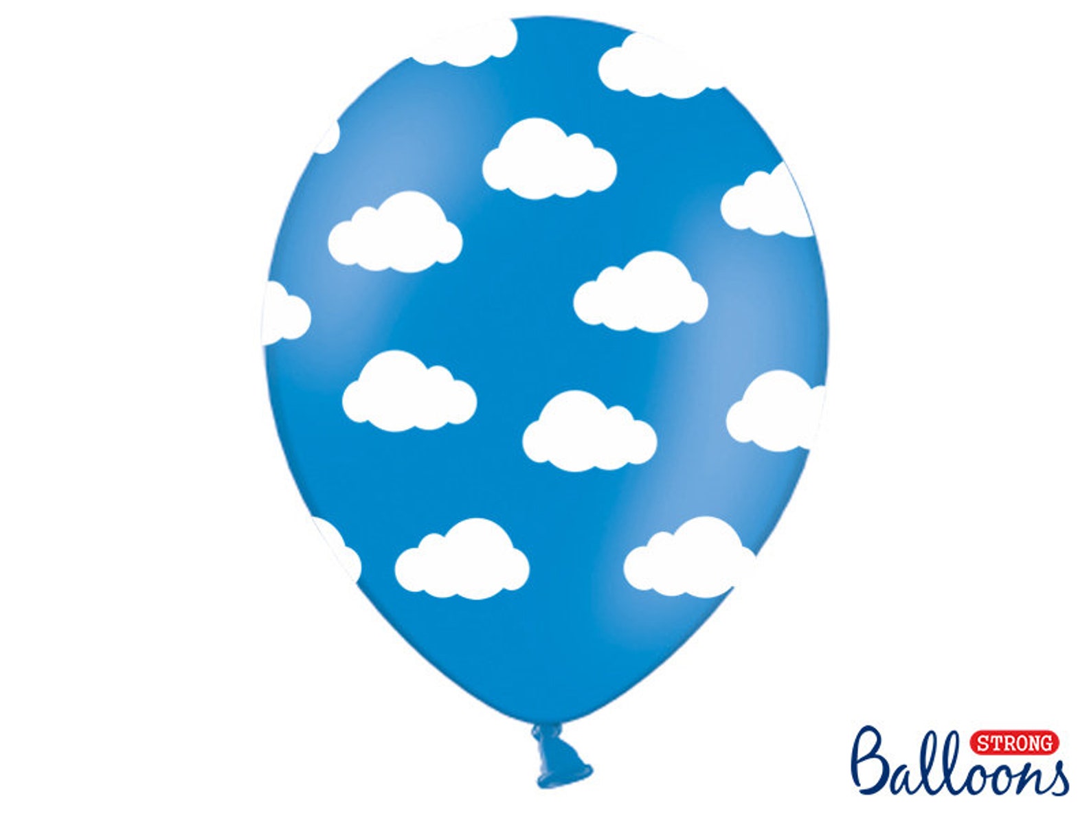 Cloud Balloons - Set of 6 - Blue Cloud Balloons - Christening - Vintage ...