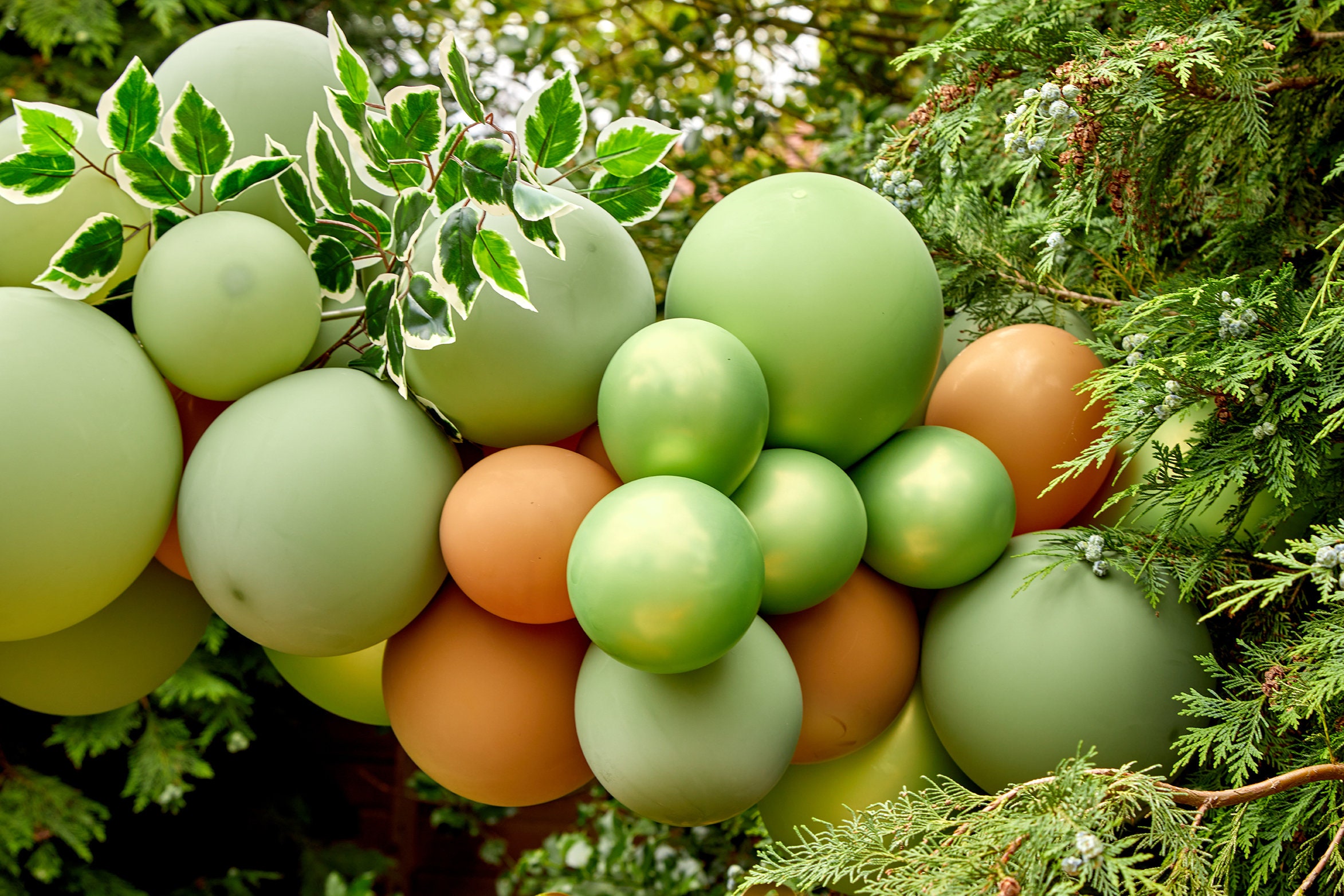 Woodland Balloon Arch Green Balloon Arch Woodland Balloon - Etsy