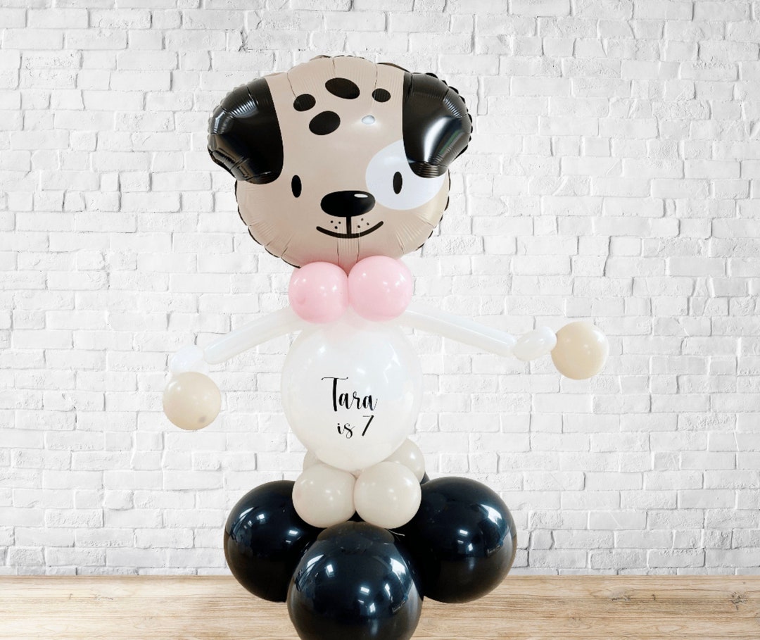 DIY Dog Balloon Sculpture, Dog Balloon Stack, Dog Balloon, Dog Party ...