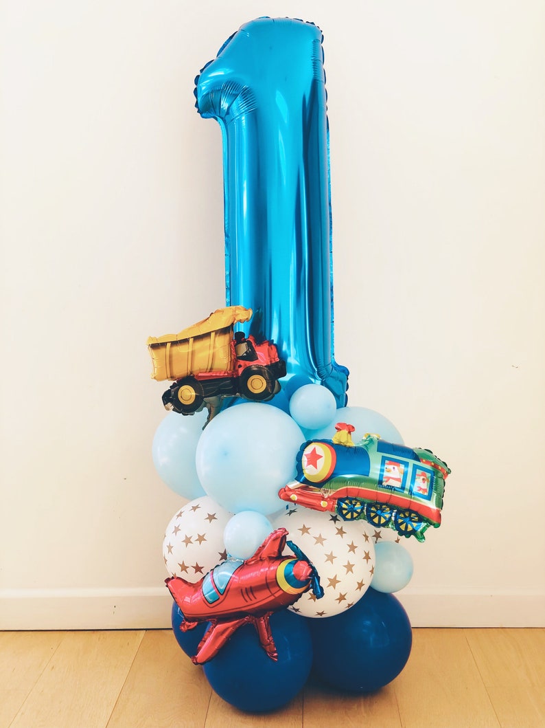 DIY Large 55 Transport Birthday Balloon Sculpture - Etsy